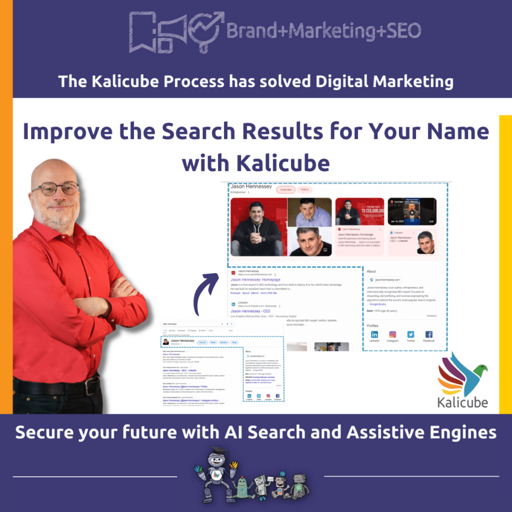 Improve the Search Results for Your Name with Kalicube-Explanation by ...